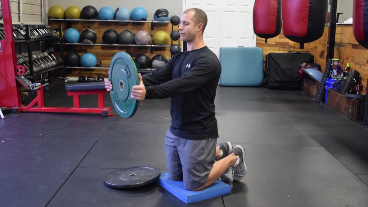 Tall Kneeling Plate Press - YouTube