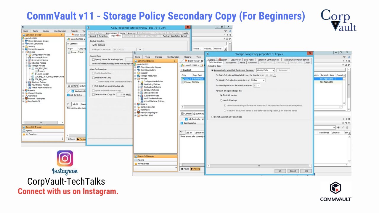 CommVault V11 Storage Policy Secondary Copy For Beginners YouTube commvault-v11-storage-policy-secondary-copy-for-beginners-youtube