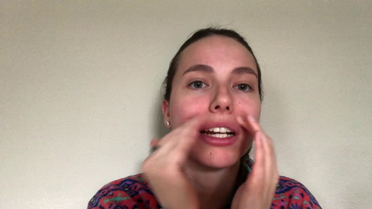 Air/water cheek puffs - YouTube