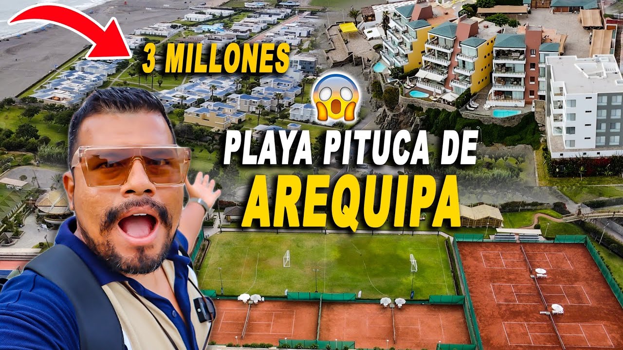 😱 AQUÍ VIVEN los MILLONARIOS en el SUR del Perú 🇵🇪 | PLAYA de PITUCOS ...