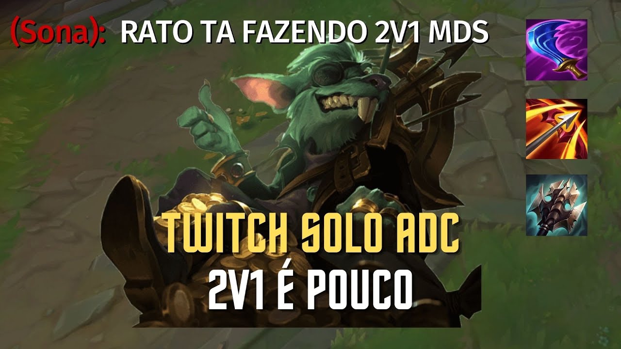 TWITCH SOLO ADC BUILD TANK [ESPECIAL] - YouTube