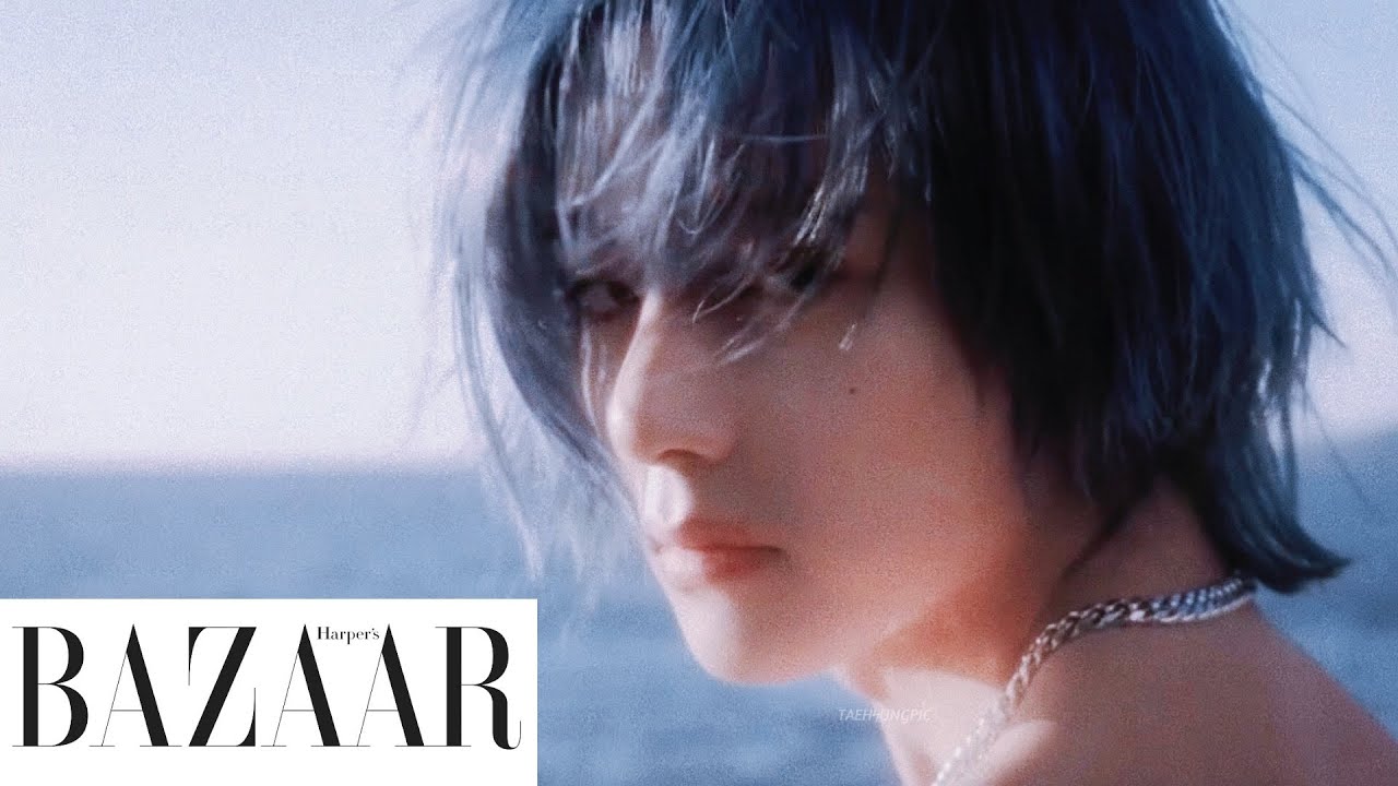 BTS Taehyung Video Campaign & Fashion Icon V Film For Harper’s Bazaar ...