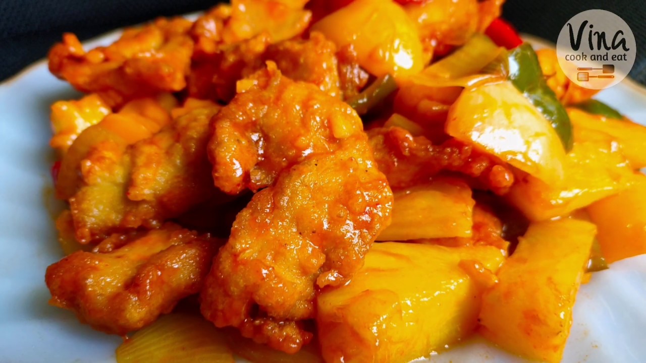 Resep Ayam Kuluyuk Asam Manis Sweet And Sour Chicken Youtube
