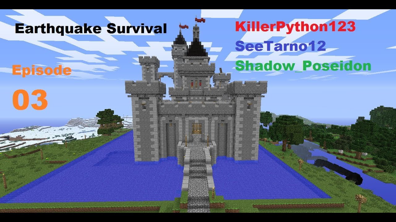 Minecraft - Earthquake Survival - Series 1 Episode 3 (S1E3) - YouTube