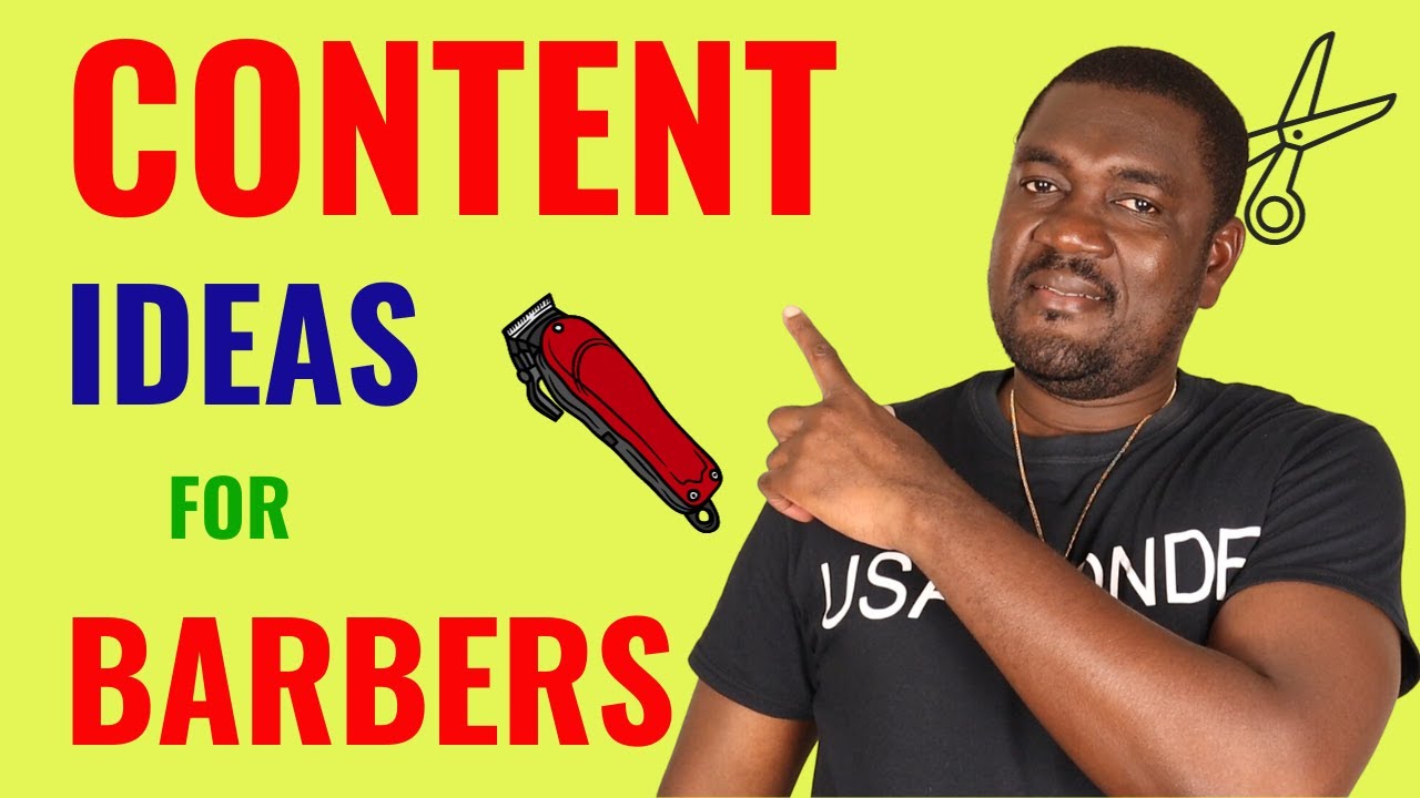 Content Ideas For YouTube Channel | Barber (Greensboro, NC) - YouTube