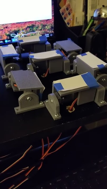 Arduino servo clock movement close up - YouTube