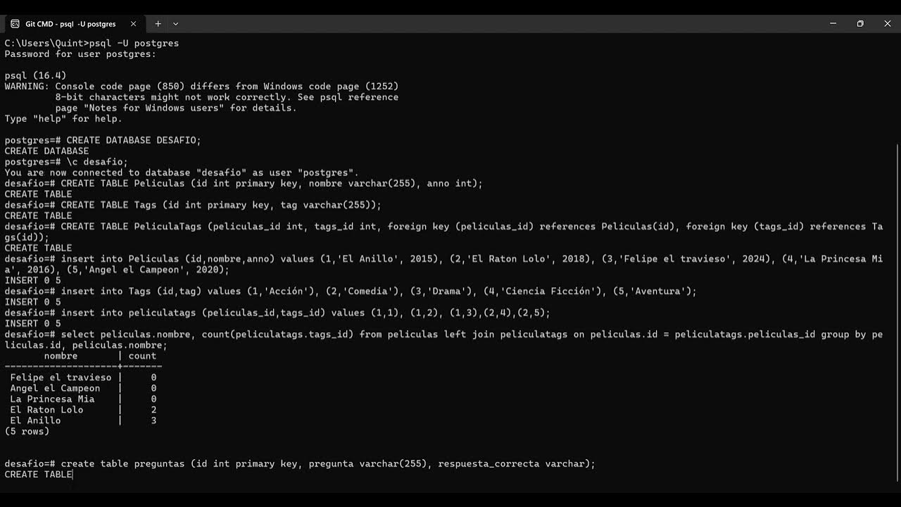 ULTIMO DESAFIO SQL - YouTube
