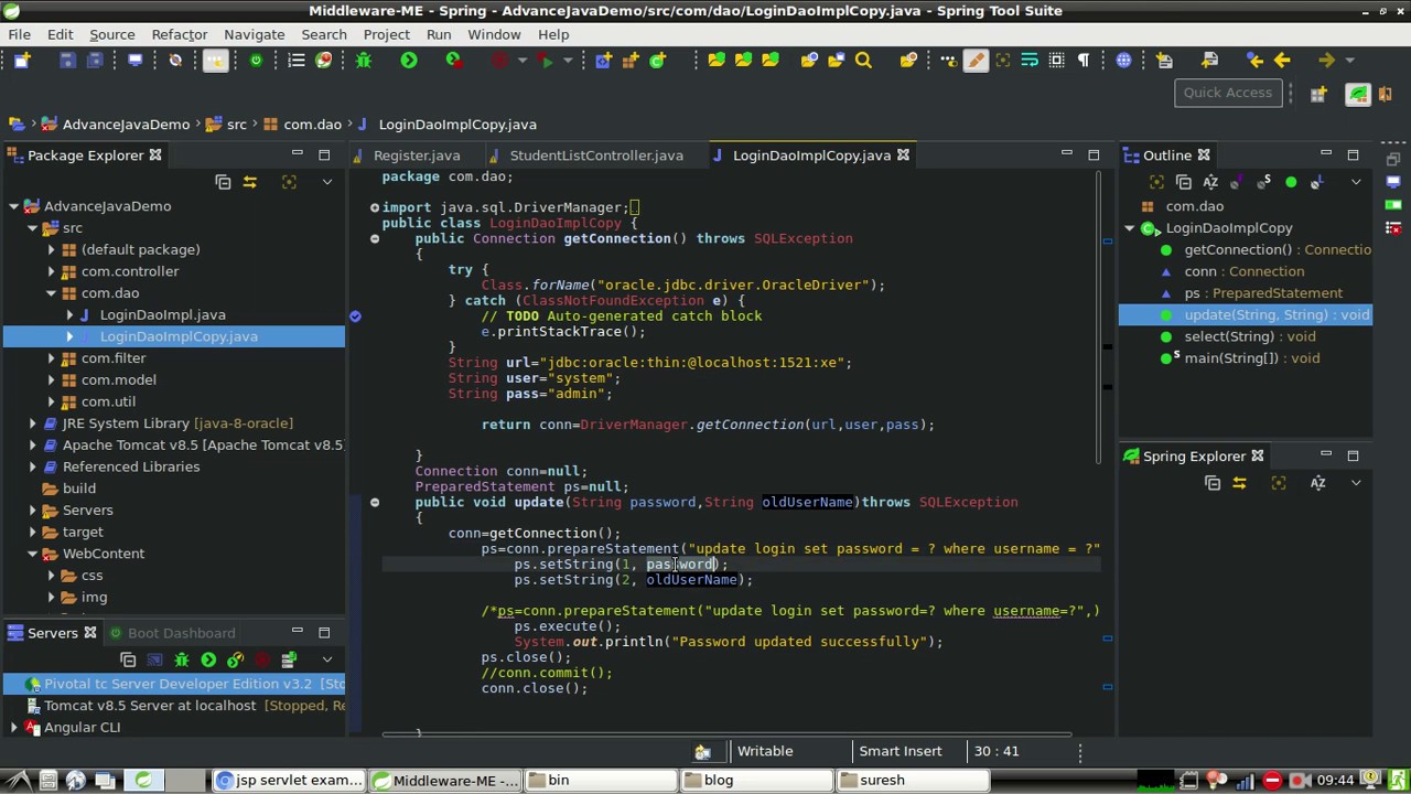 jee jdbc code walkthrough prepare - YouTube