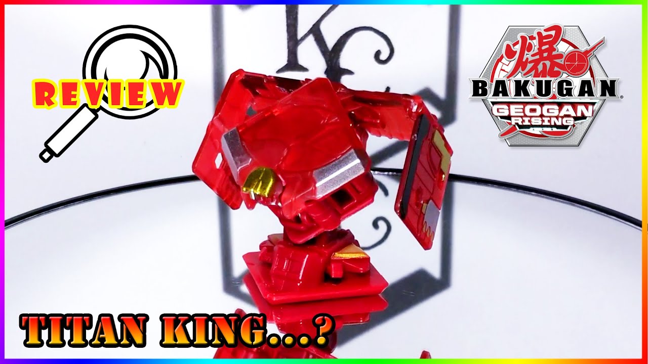 GEOFORGE TITAN KING DESIGN REVIEW | Bakugan: Geogan Rising | Dragonoid ...
