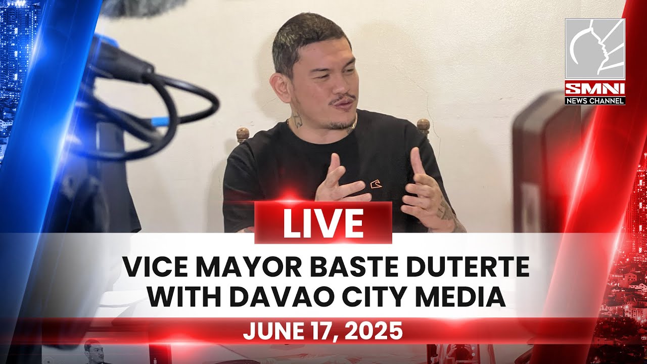 LIVE | Vice Mayor Sebastian “Baste” Duterte with Davao City media (June ...