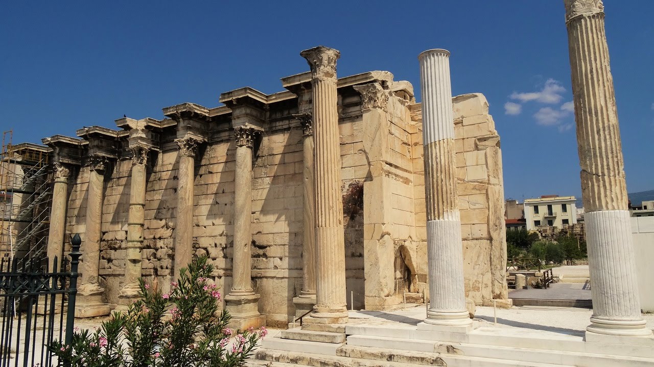 Hadrian's Library - Athens, Greece - YouTube