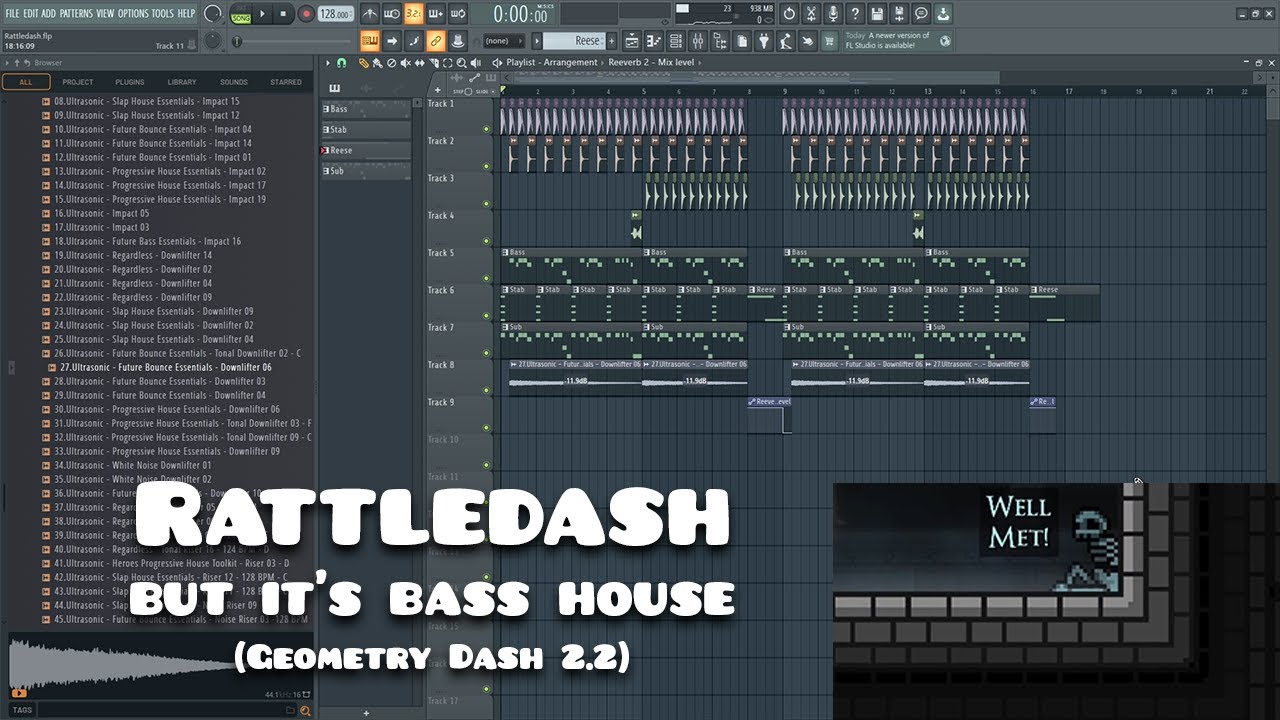 Rattledash but it's bass house (Geometry Dash 2.2) - YouTube