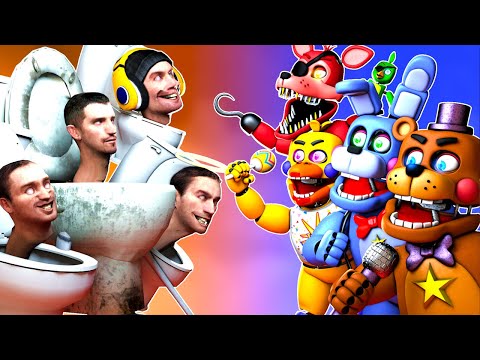 [SFM FNaF] Skibidi Toilets vs Rockstar
