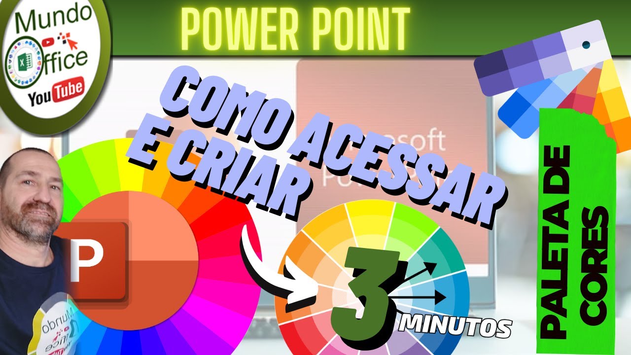 Paleta de cores no Power Point como acessar e criar | #mundooffice ...