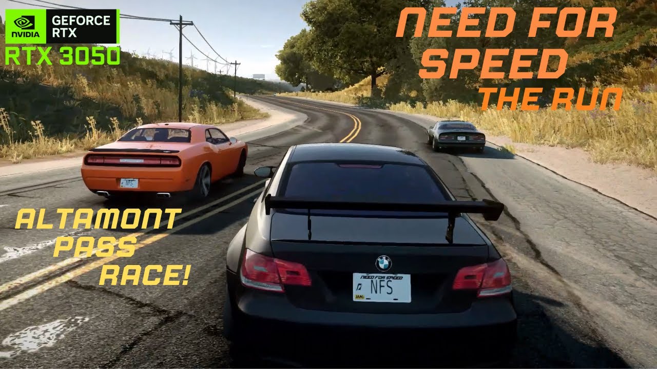 NFS The Run - Altamont Pass Rd, Altamont Pass CA | Intense Race! - YouTube