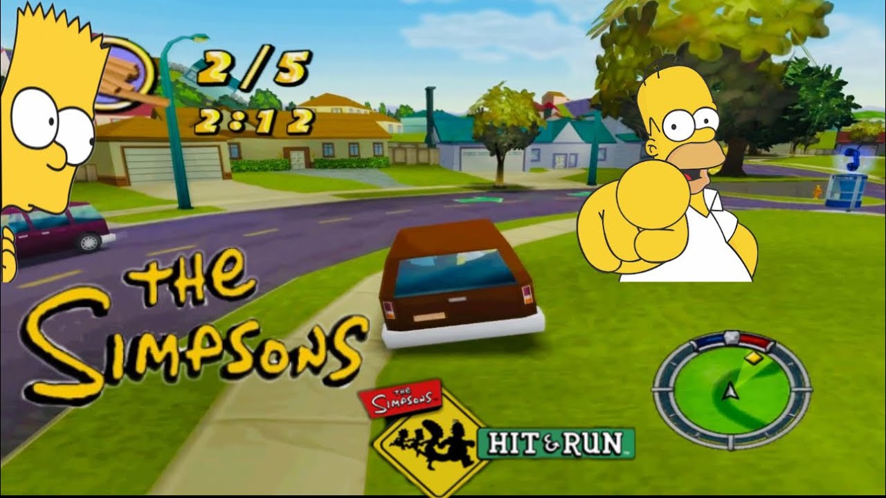 simpson hit and run gameplay video - YouTube