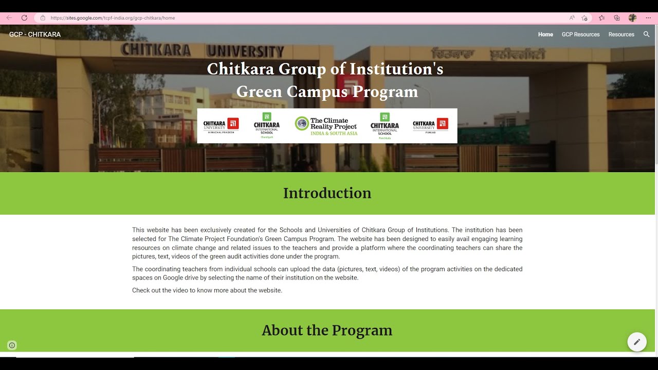Chitkara Website Tutorial - YouTube
