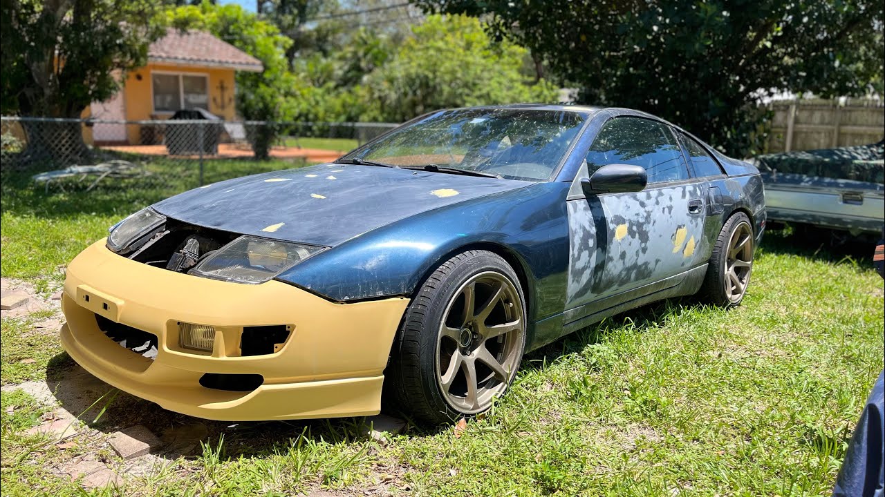 300zx Gets J SPEC Bumper And Update On Body Work - YouTube