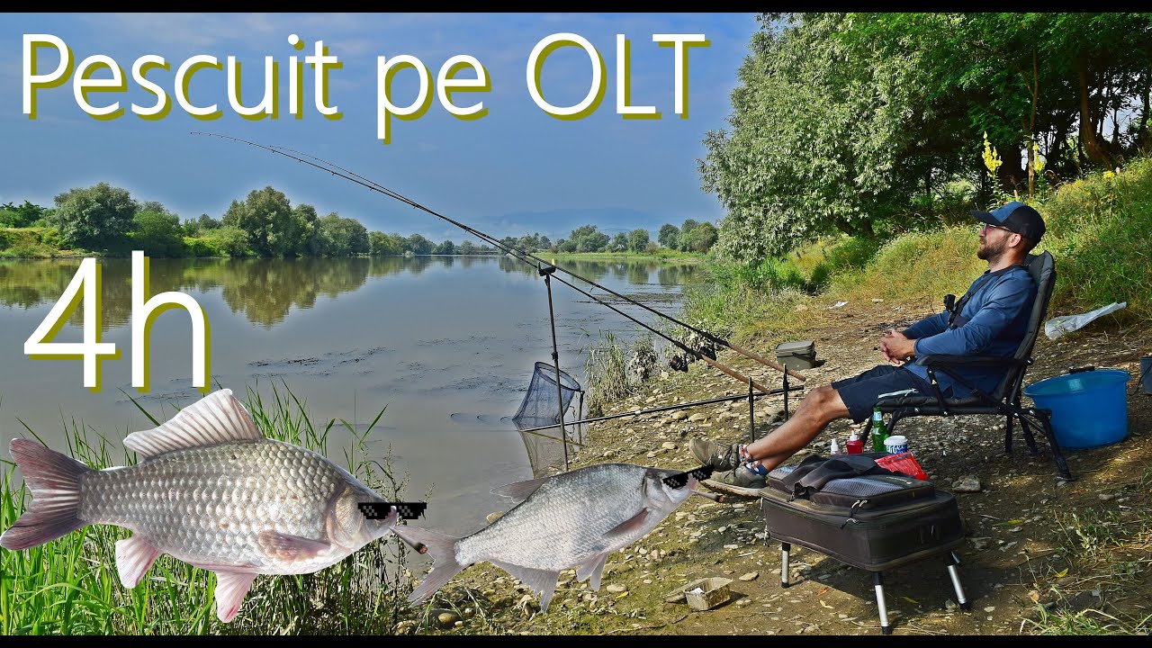 Am PESCUIT 4h pe OLT pe apă tulbure,greu dar nu IMPOSIBIL! Tot am prins ...