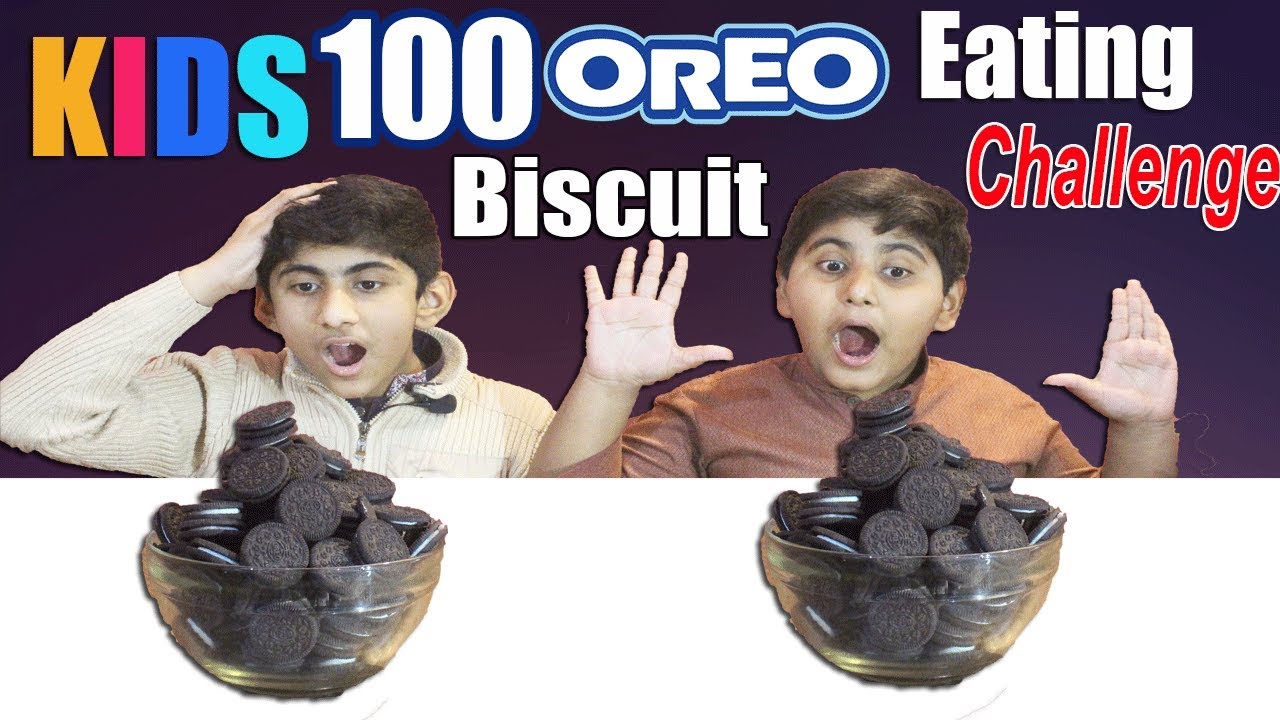 KIDS 100 OREO BISCUIT EATING CHALLENGE | Oreo Biscuit Eating ...