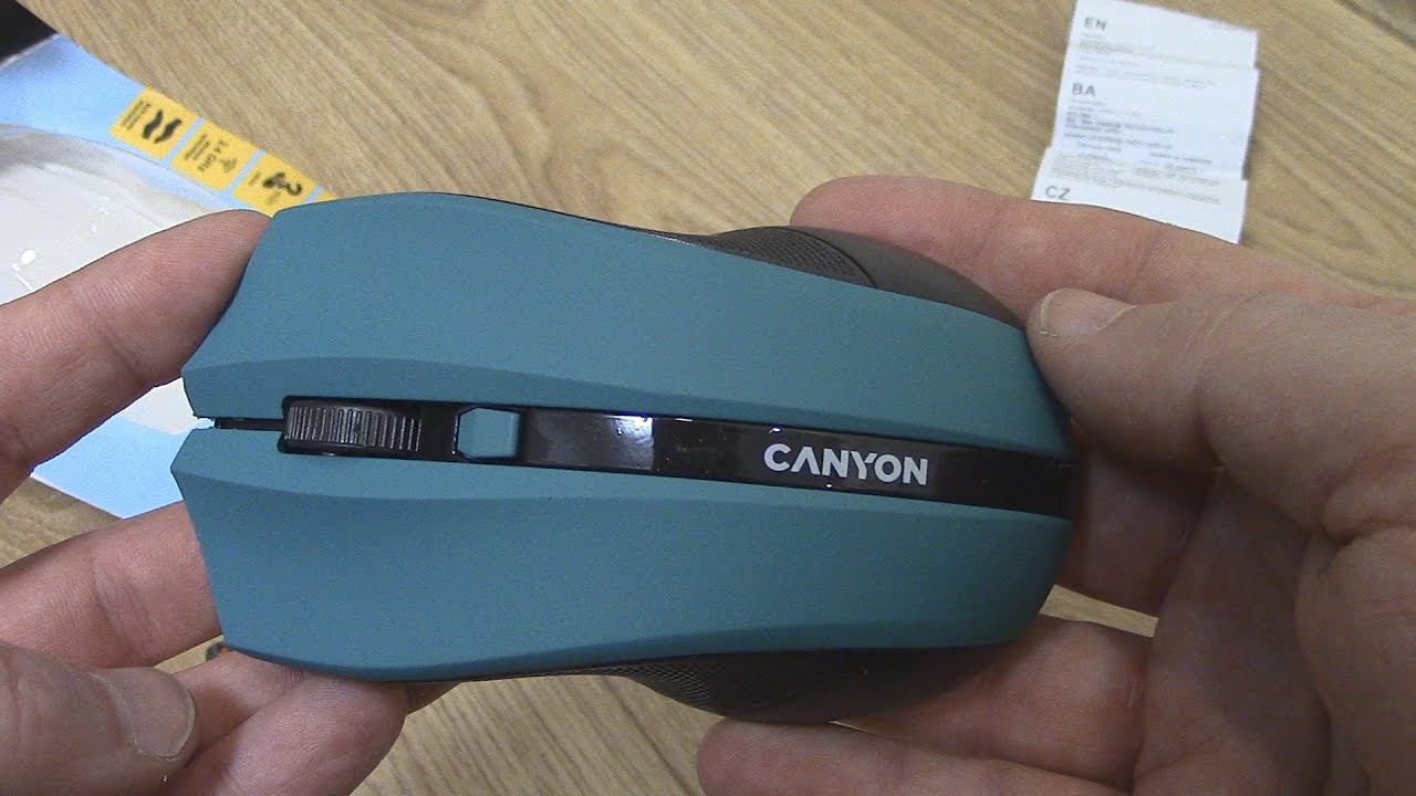 Mouse Canyon CNE CMSW05G Wireless GreenBlack Мышь - YouTube