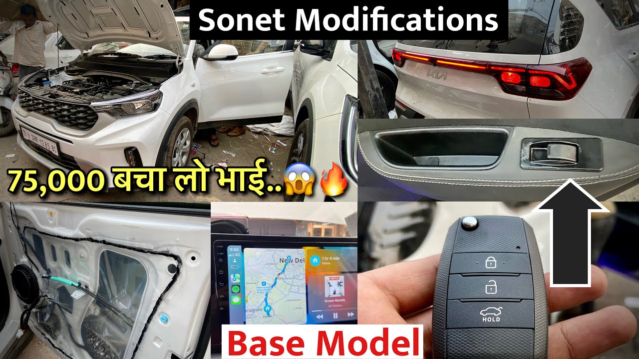 Kia Sonet Base TO Top Full modification | Sonet Modified | kia Sonet ...