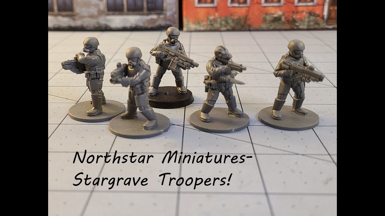 Northstar Miniatures- Stargrave Troopers! - YouTube