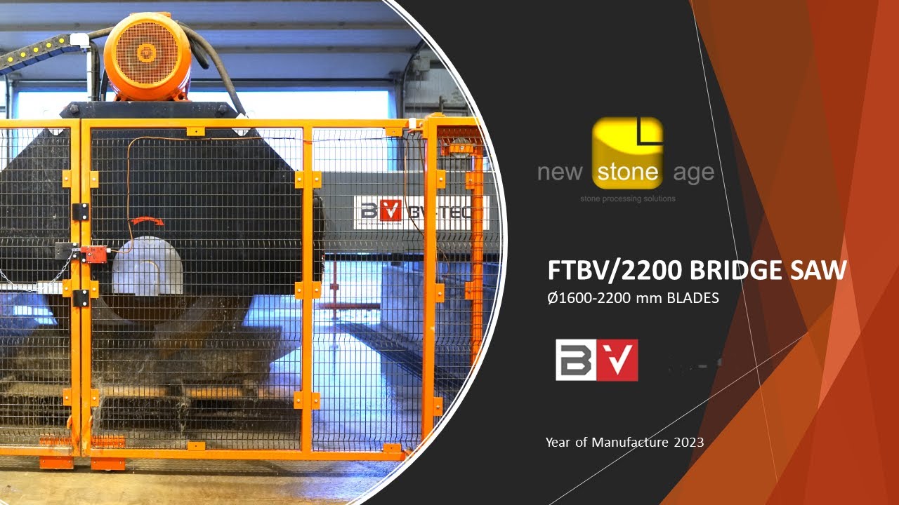 2024 FTBV/2200-1600 BV-TECH Automatic Bridge Saw - YouTube