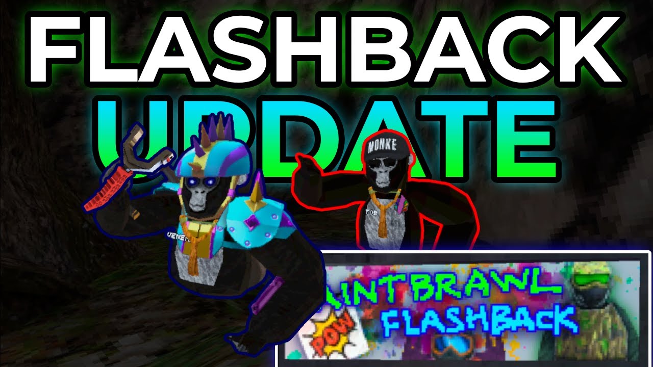 Gorilla Tag's NEW Paintbrawl Flashback UPDATE!! - YouTube