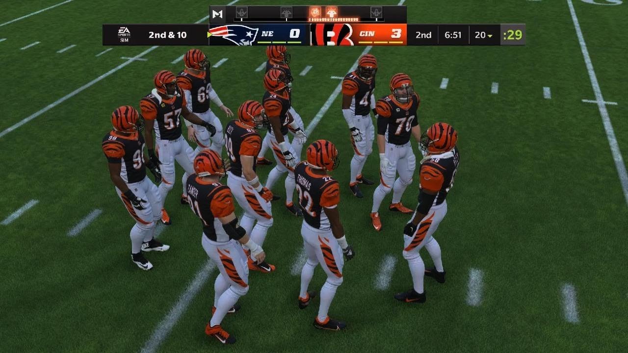 07' Patriots (2-0) vs 88' Bengals (1-1): Classic team regular season ...