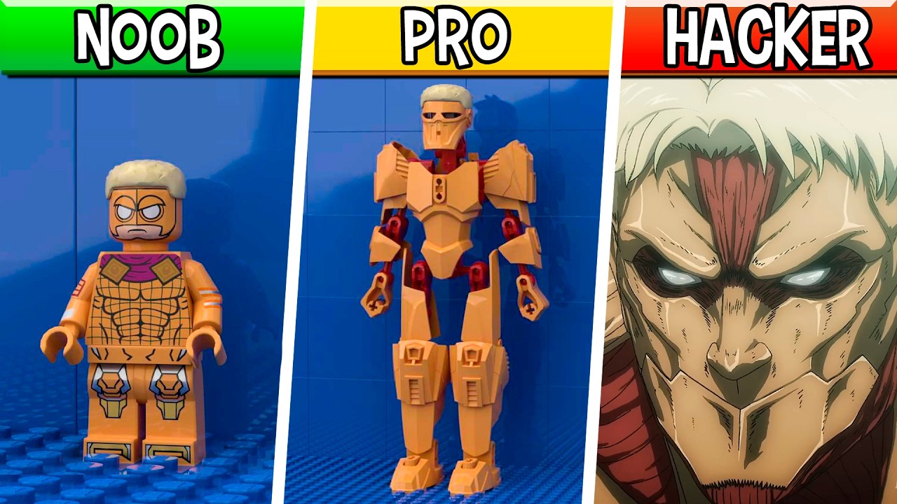 LEGO Reiner Titan (Armored Titan) : Noob, Pro, HACKER! / Attack on Titan the Movie: The Last ...