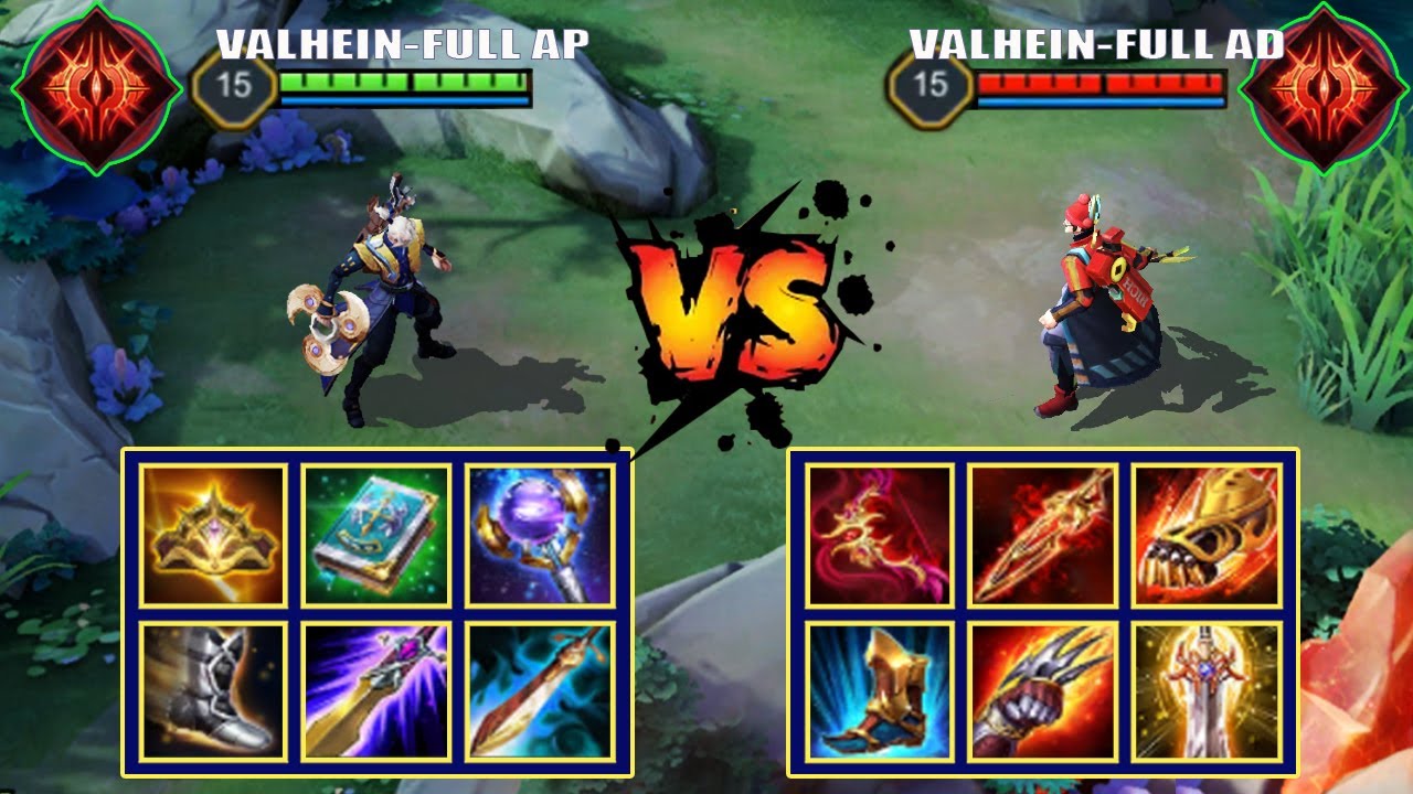 VALHEIN FULL PHÉP vs VALHEIN STVL | FULL BUILD FIGHT | Liên Quân Mobile ...