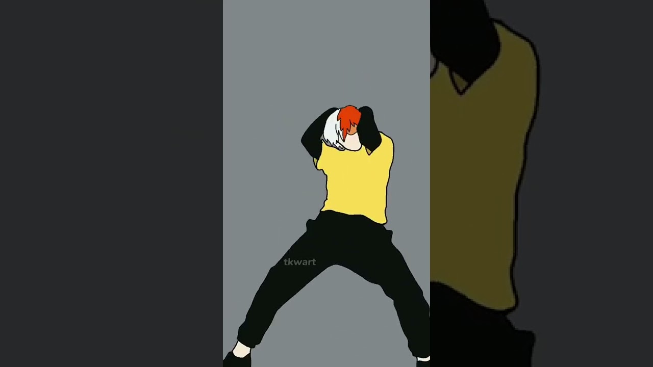 Todoroki dancing to give me more | Credit - @• TKWART | #anime #mha # ...