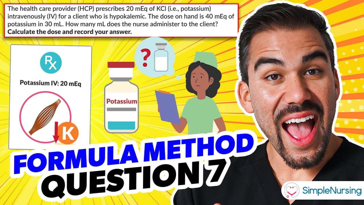 Walkthrough a Formula Method Practice Question - Question #7 - YouTube