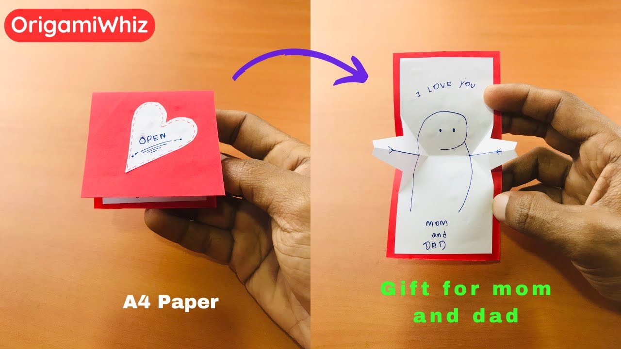 How to make Origami gifts for mom easy | A4 | for mother's day - YouTube