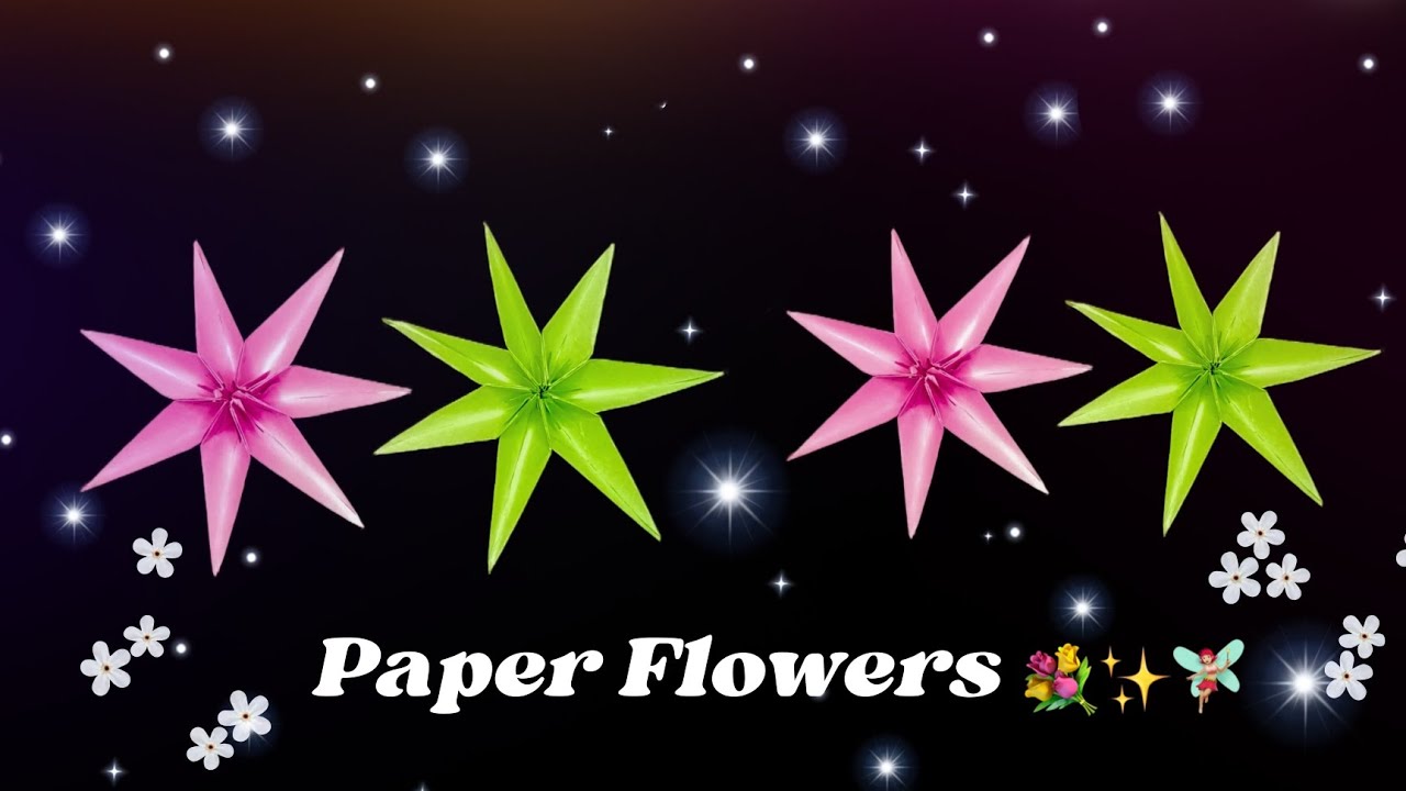 How To Make Easy Paper Flower 💐 ll # Paper craft ll # Craft ideas ll ...