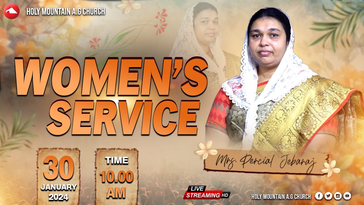 🔴 LIVE | Women's service | HMAG | 30.01.2024 | Watch And Be Blessed - YouTube