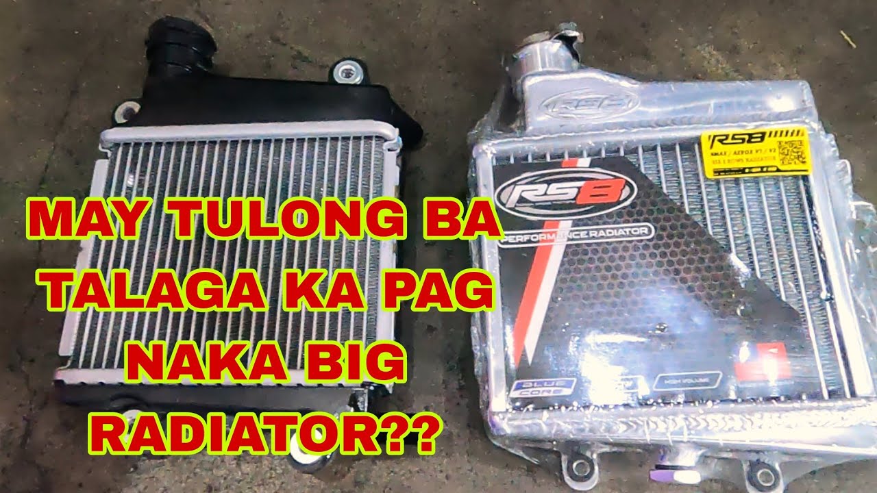 YAMAHA NMAX 2.1 COOLING SYSTEM UPGRADE BY RS8 RADIATOR 2 ROW - YouTube