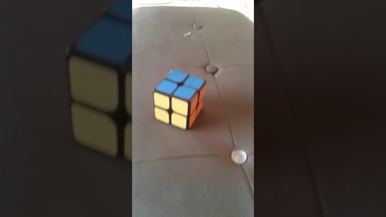 MY FIRST VIDEO | SLAPPING A 2x2 RUBIKS CUBE - YouTube