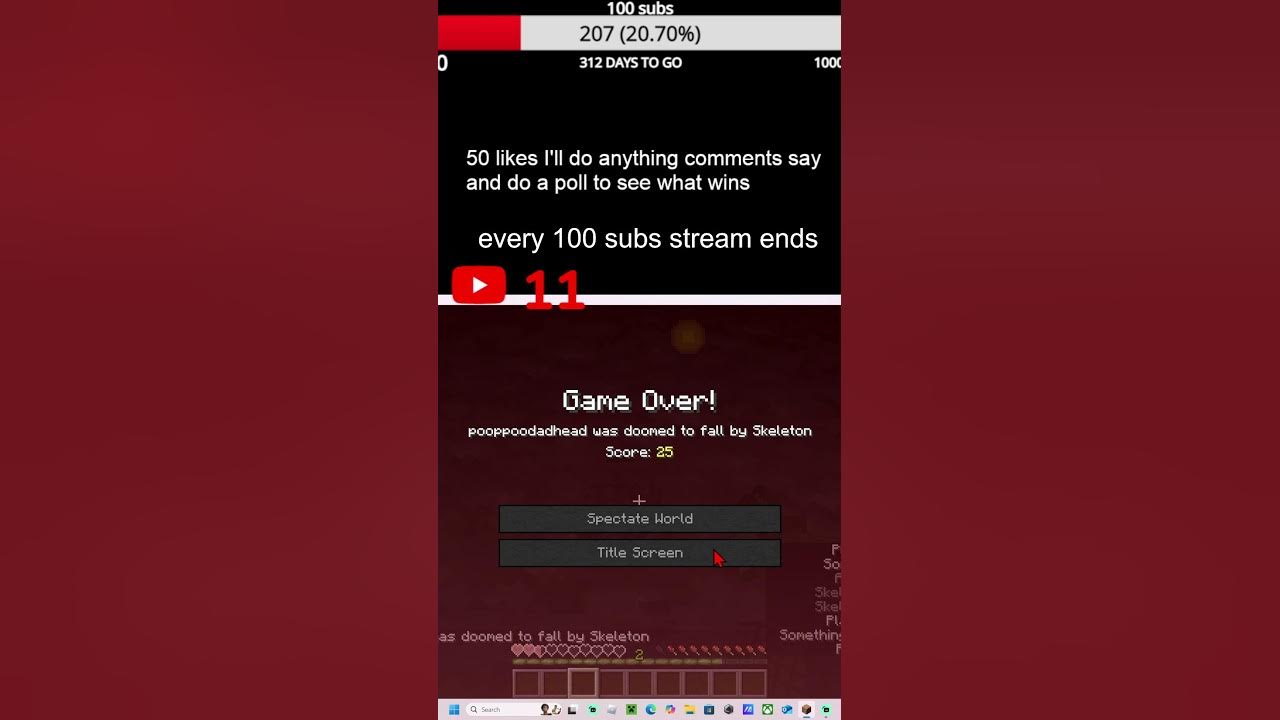 SPEEDRUNNING minecraft part 2 Live - YouTube