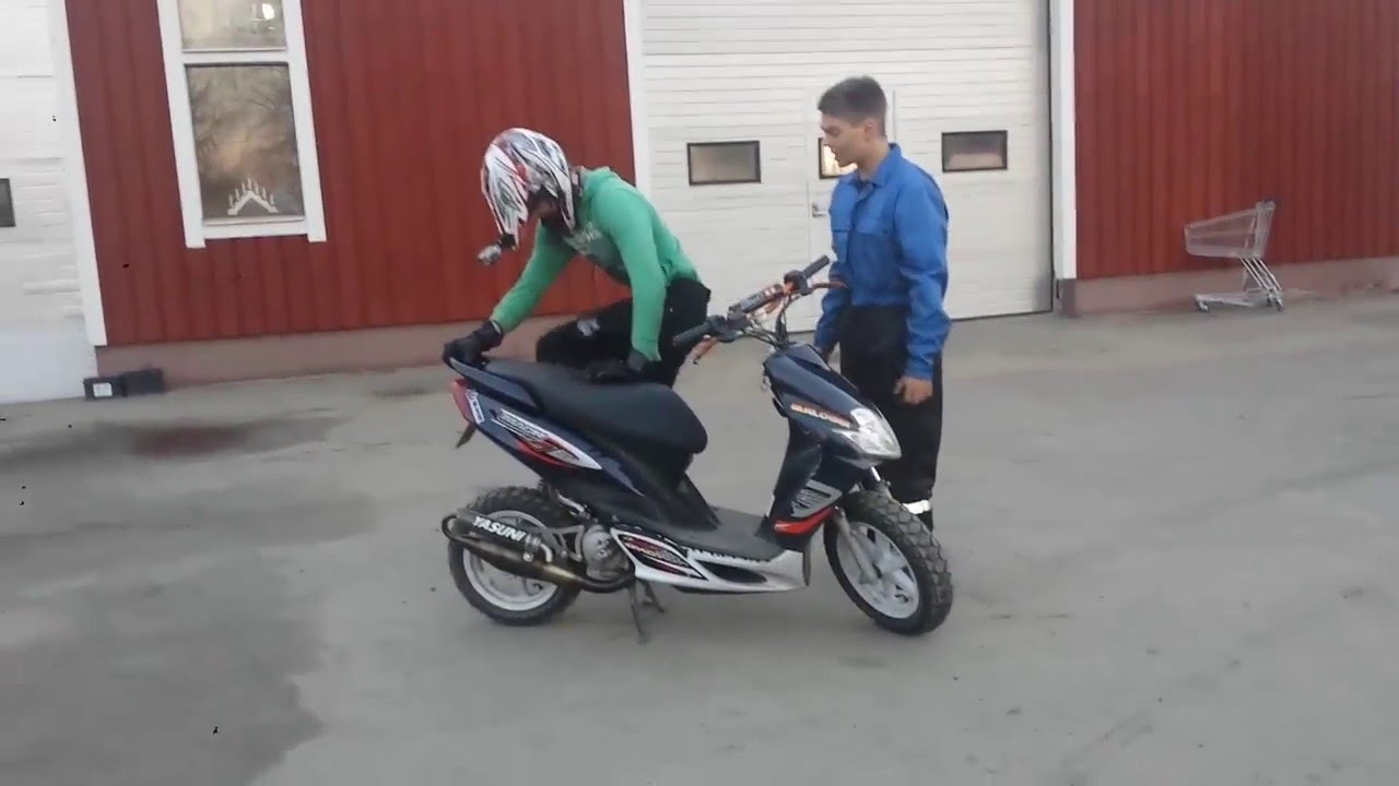 Yamaha Jog R 70cc airsal First Start - YouTube