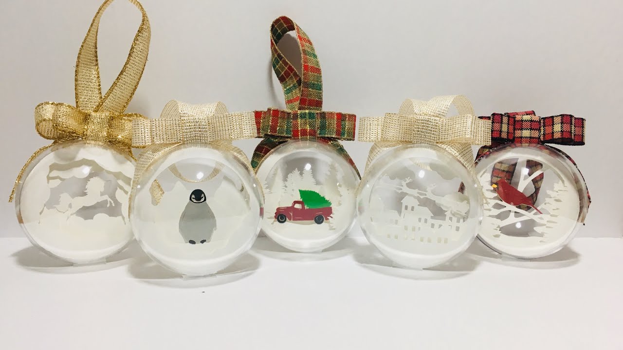 Shadow Box Ornament Tutorial - YouTube