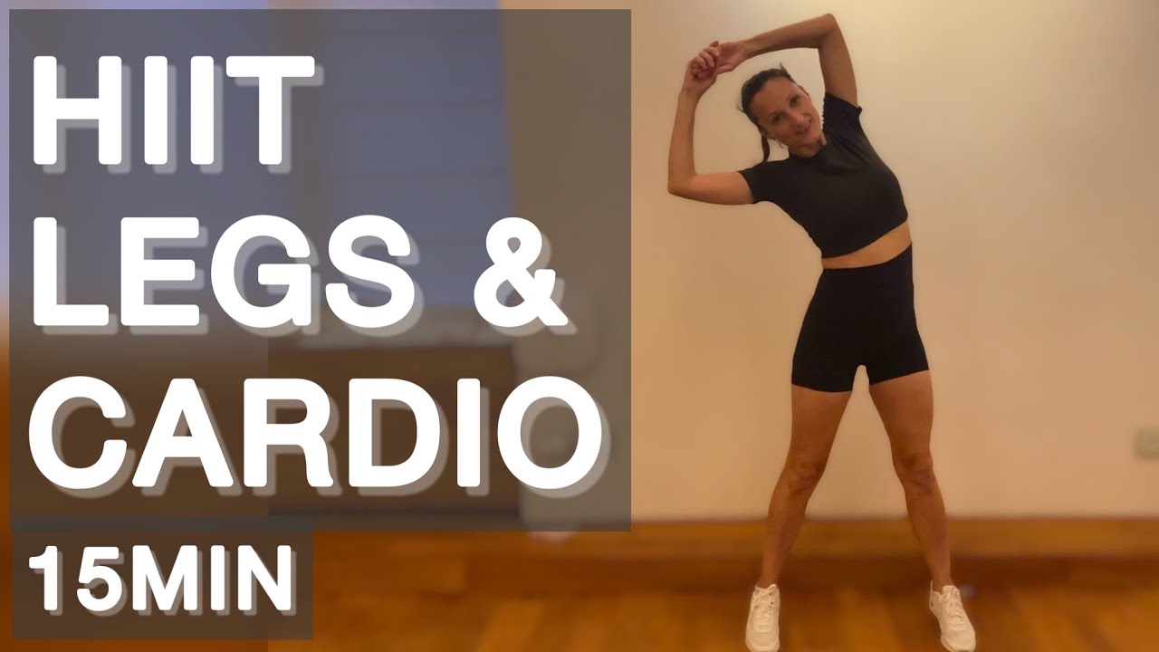 15 MIN LEGS & CARDIO WORKOUT / HIIT / WORKOUT At Home #127 - YouTube