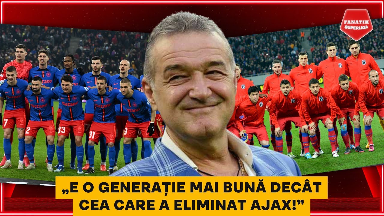 Gigi Becali, COMPARATIE inedita intre generatiile FCSB: „SUNTEM ...