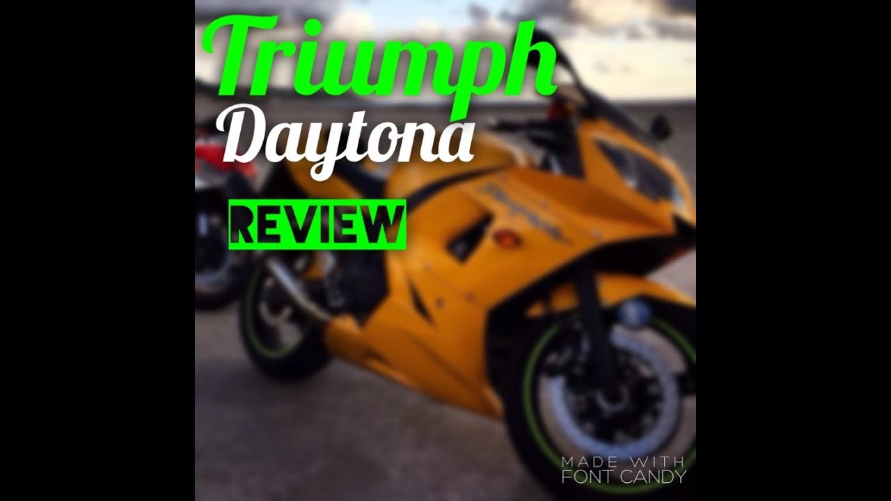 Triumph Daytona 600 review - YouTube