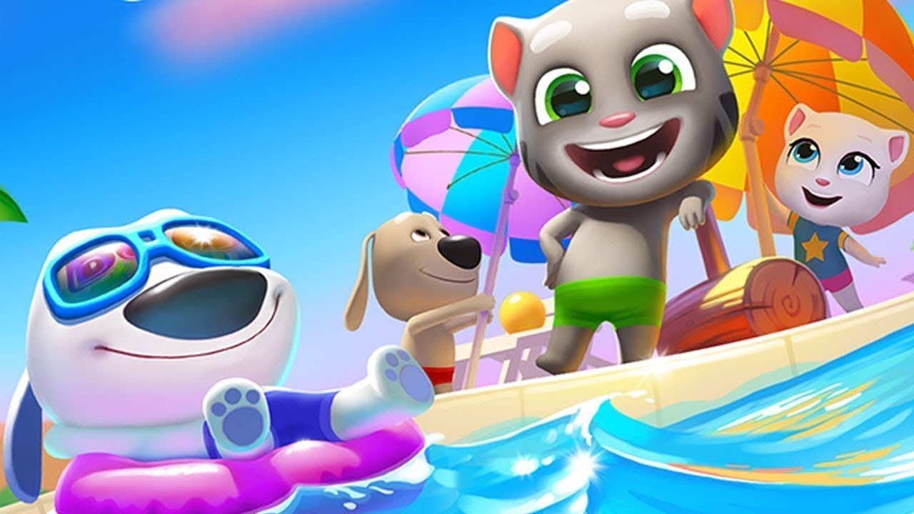 Talking Tom Pool Level 100-111- Walkthrough Gameplay HD - YouTube