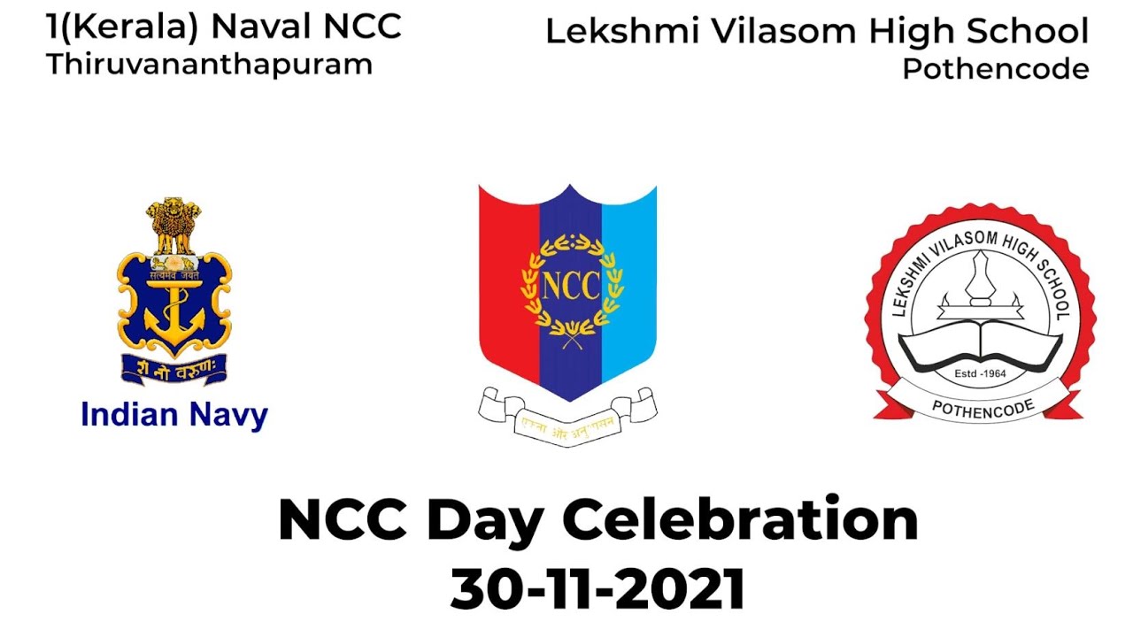 NCC Day (NCC Naval Wing) Celebration 2021 - LVHS, Pothencode - YouTube