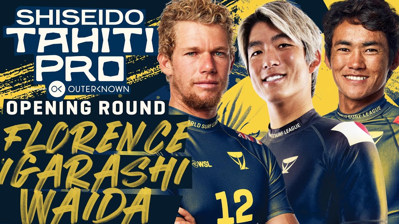 John John Florence, Kanoa Igarashi, Rio Waida | SHISEIDO Tahiti Pro ...