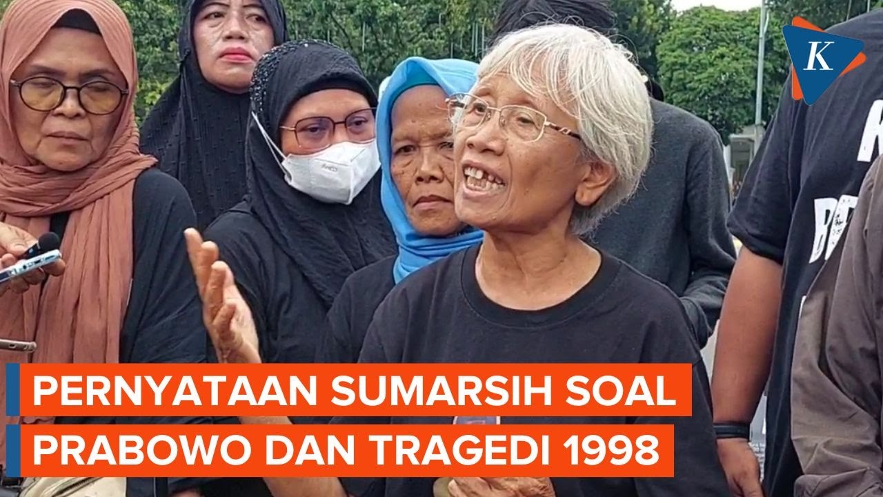 [FULL] Pernyataan Sumarsih soal Prabowo dan Tragedi 1998 - YouTube