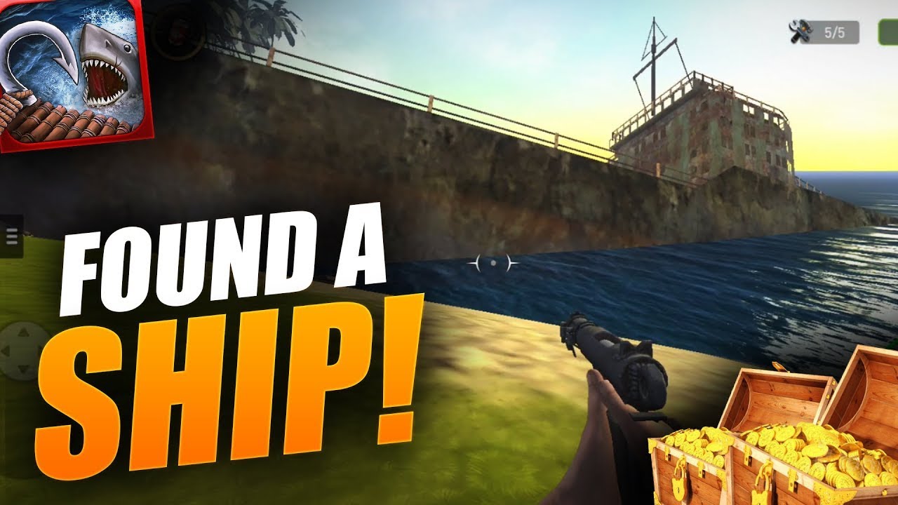 FOUND A SHIP! + Upgrading Skills to Max | Raft Mobile / Ocean Nomad ...